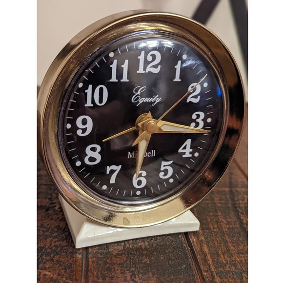 Equity | Other | Vintage Style Clockequity Minibell Winding Clock ...